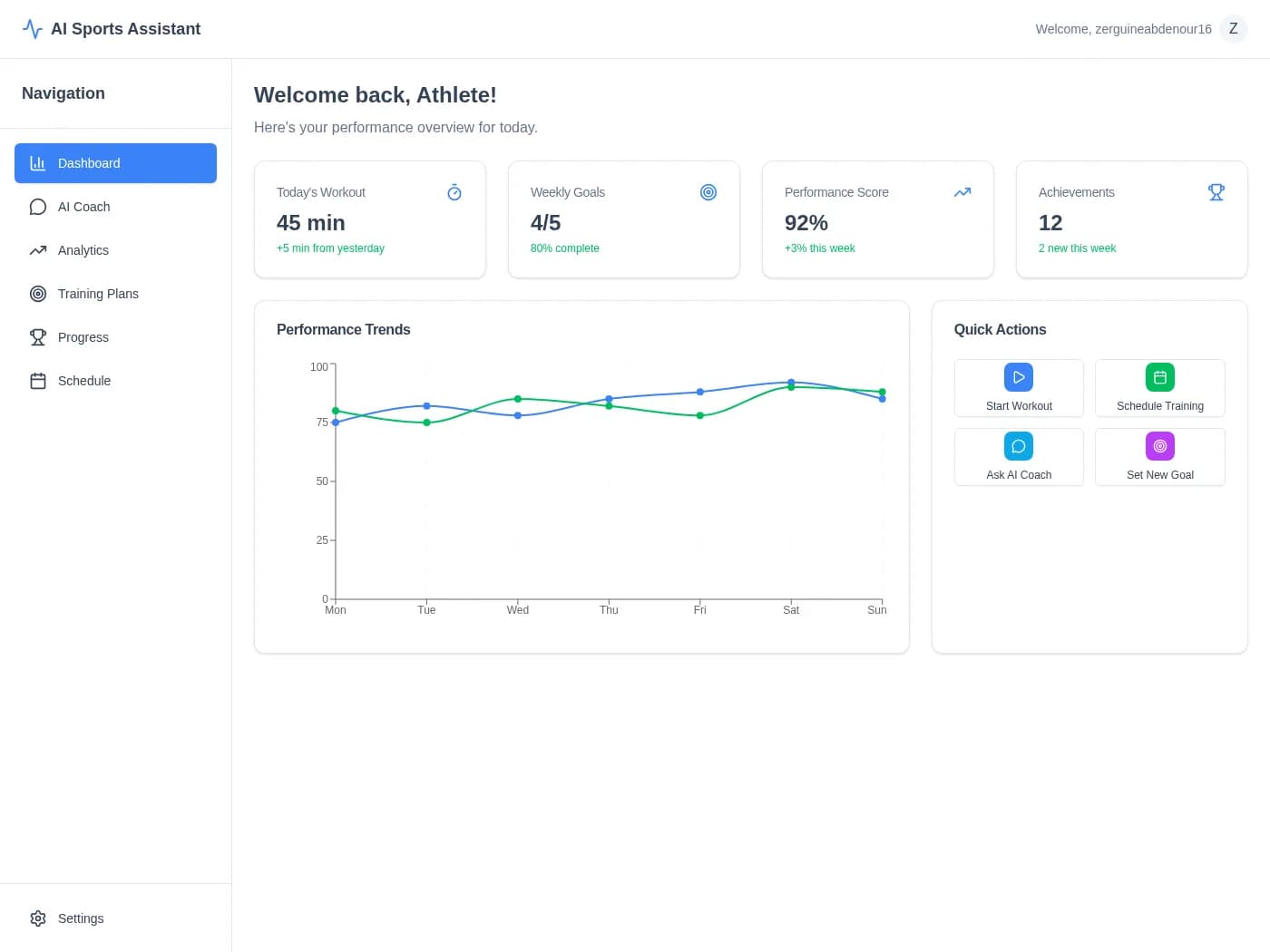 AI-Powered Sports Assistant