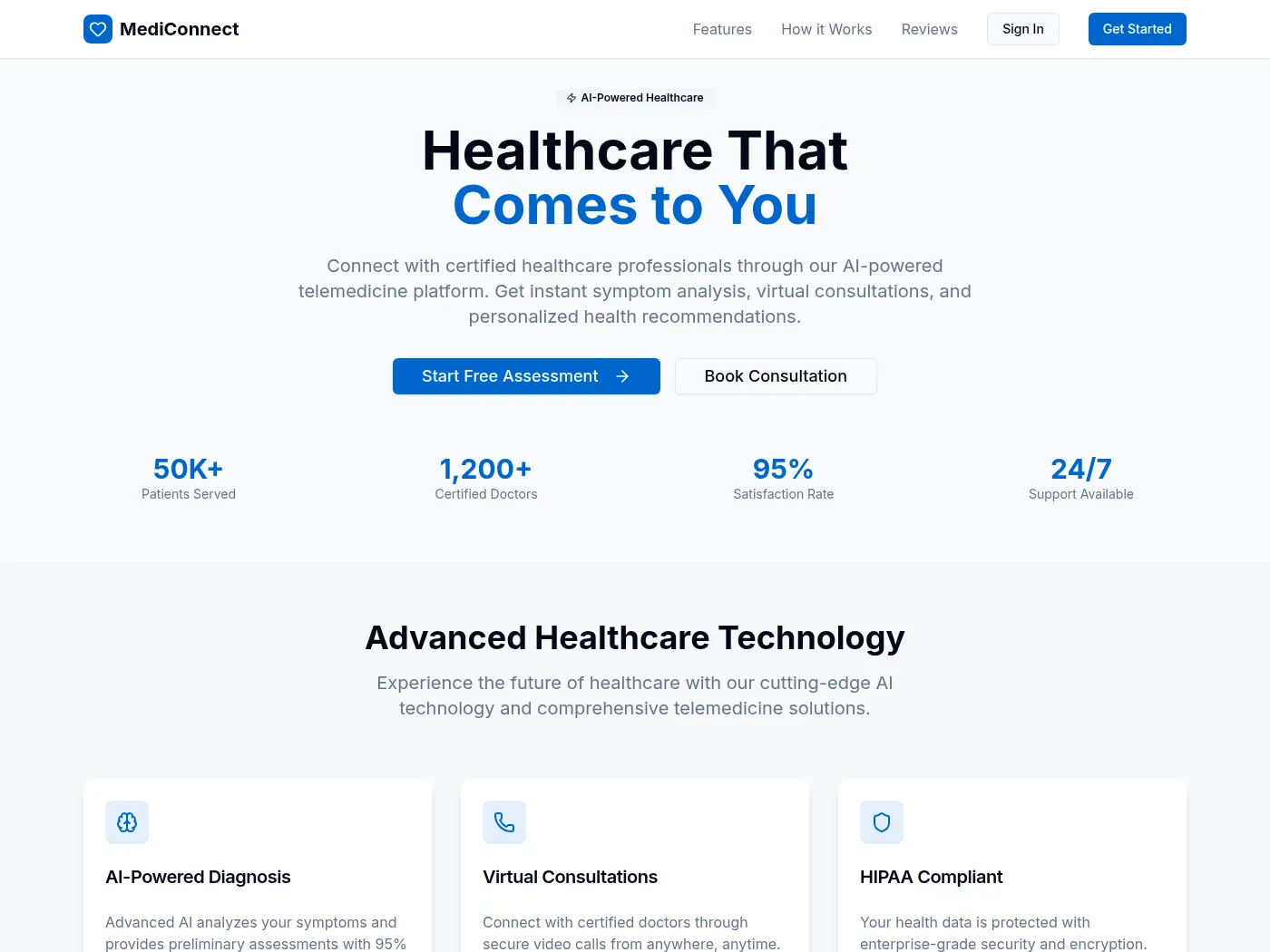 AI-Powered Telemedicine Platform