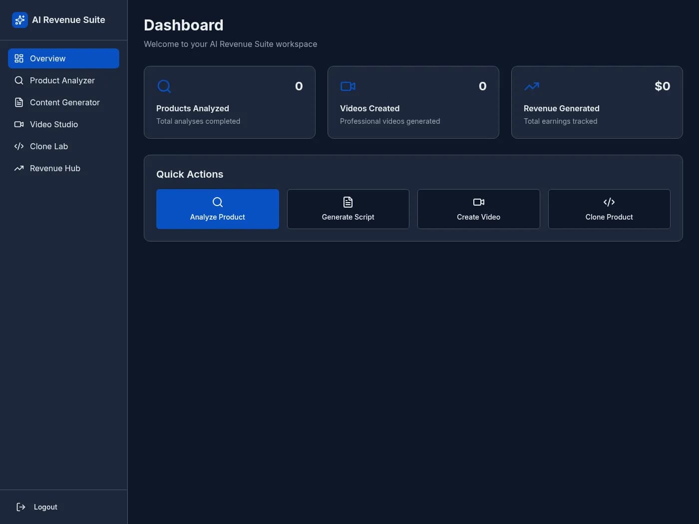 AI Product Analyzer & Revenue Generator Suite