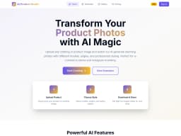 AI-Powered Product Image Generator for E-Commerce & Branding