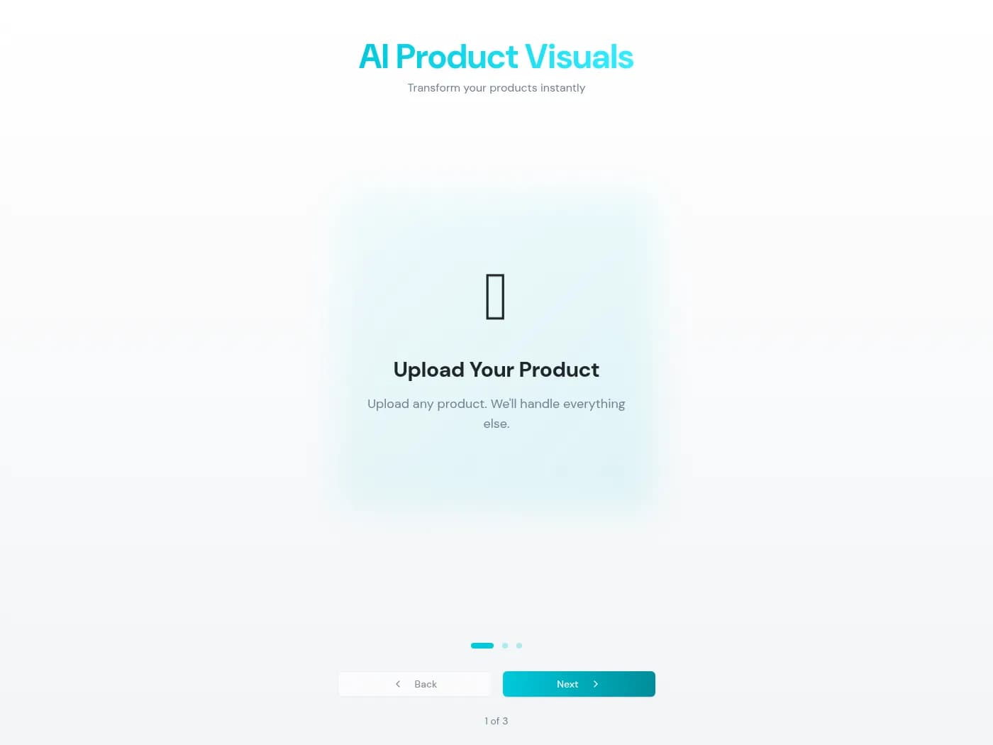 AI Product Visuals Generator
