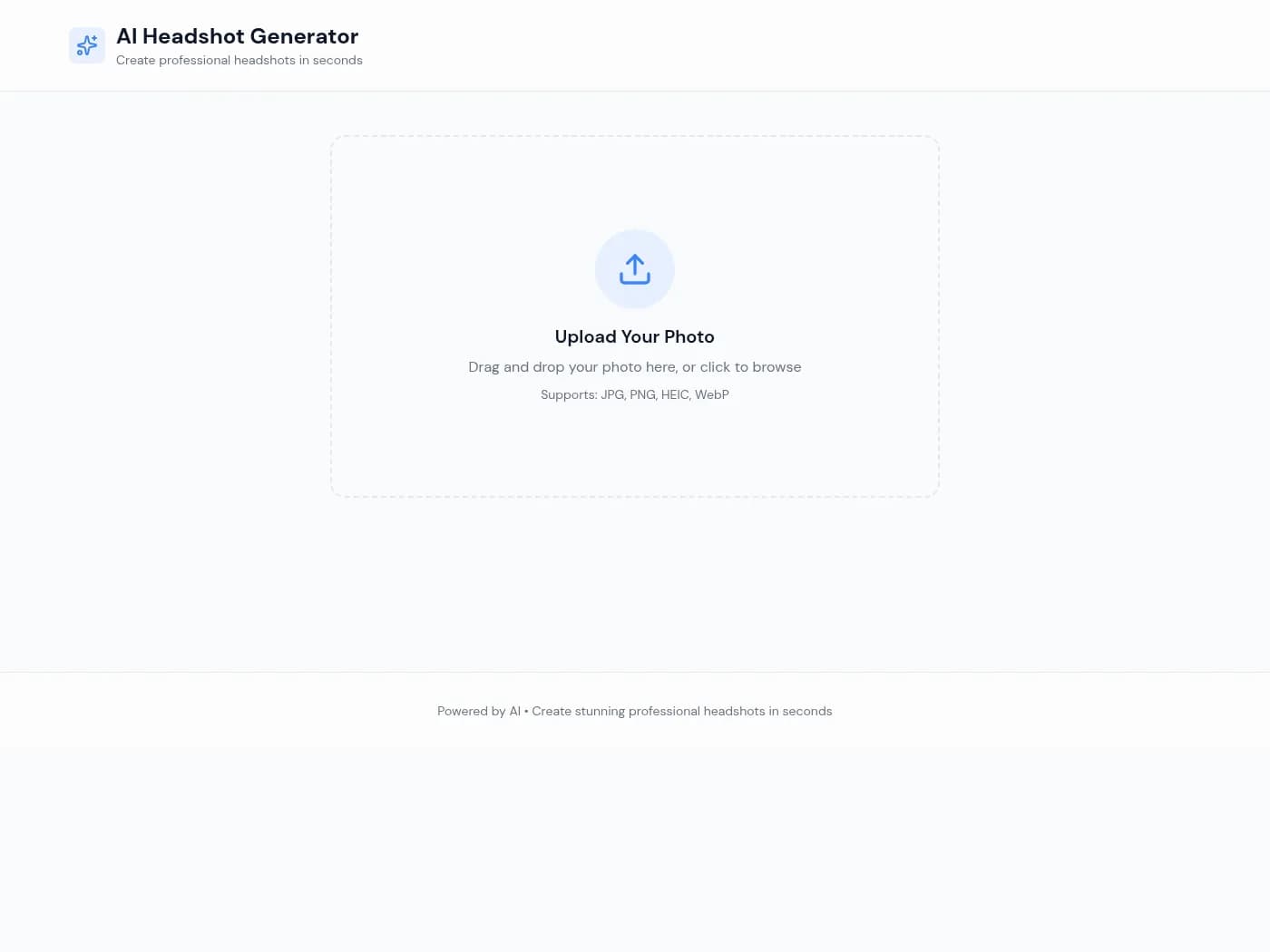 AI Professional Headshot Generator