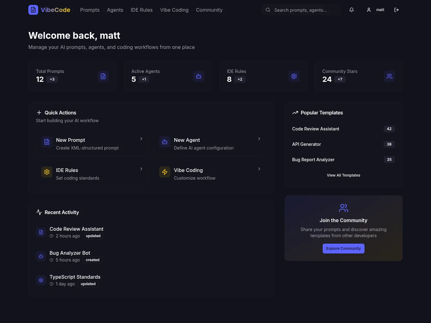AI Prompt and Vibe Coding Context Manager