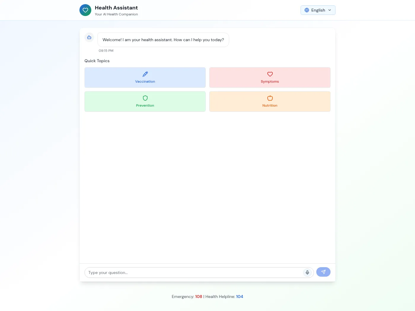 AI-Powered Public Health Chatbot for Rural & Semi-Urban Odisha