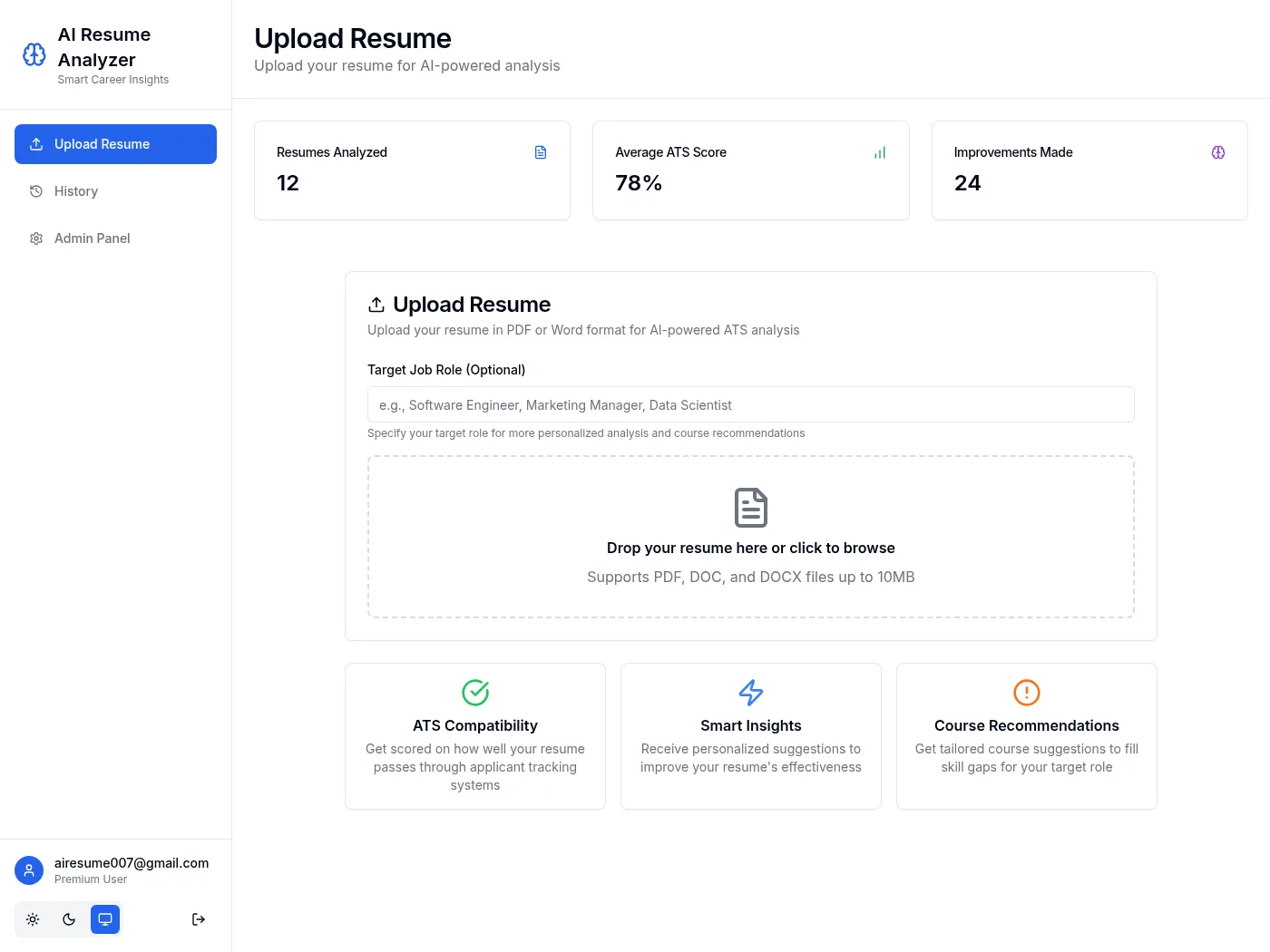 AI Resume Analyzer - Smart Resume Insights Platform