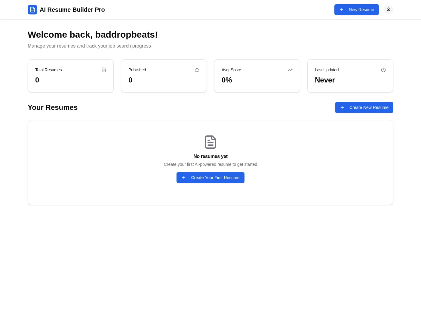 AI Resume Builder Pro