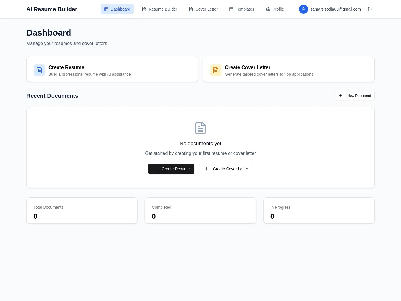 AI-Powered Resume and Cover Letter Generator