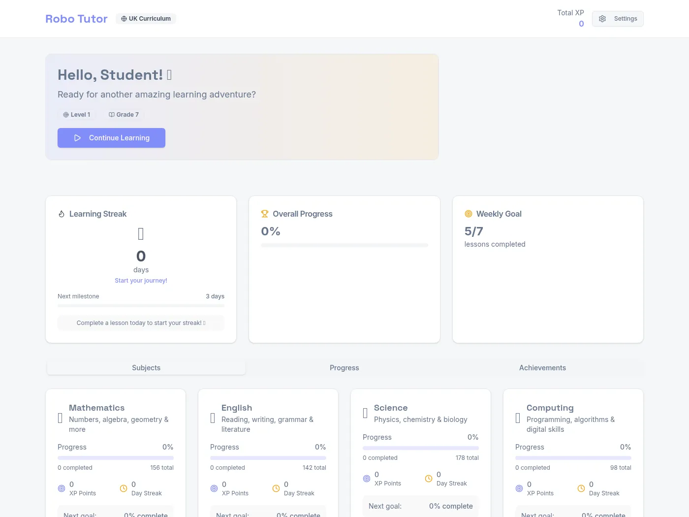 AI-Powered Animated Robot Tutor for K-12 Learning