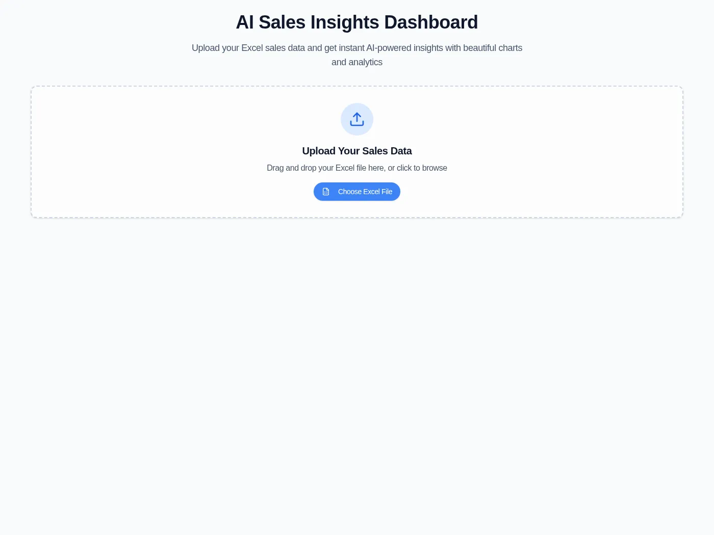 AI-Powered Sales Insights Dashboard