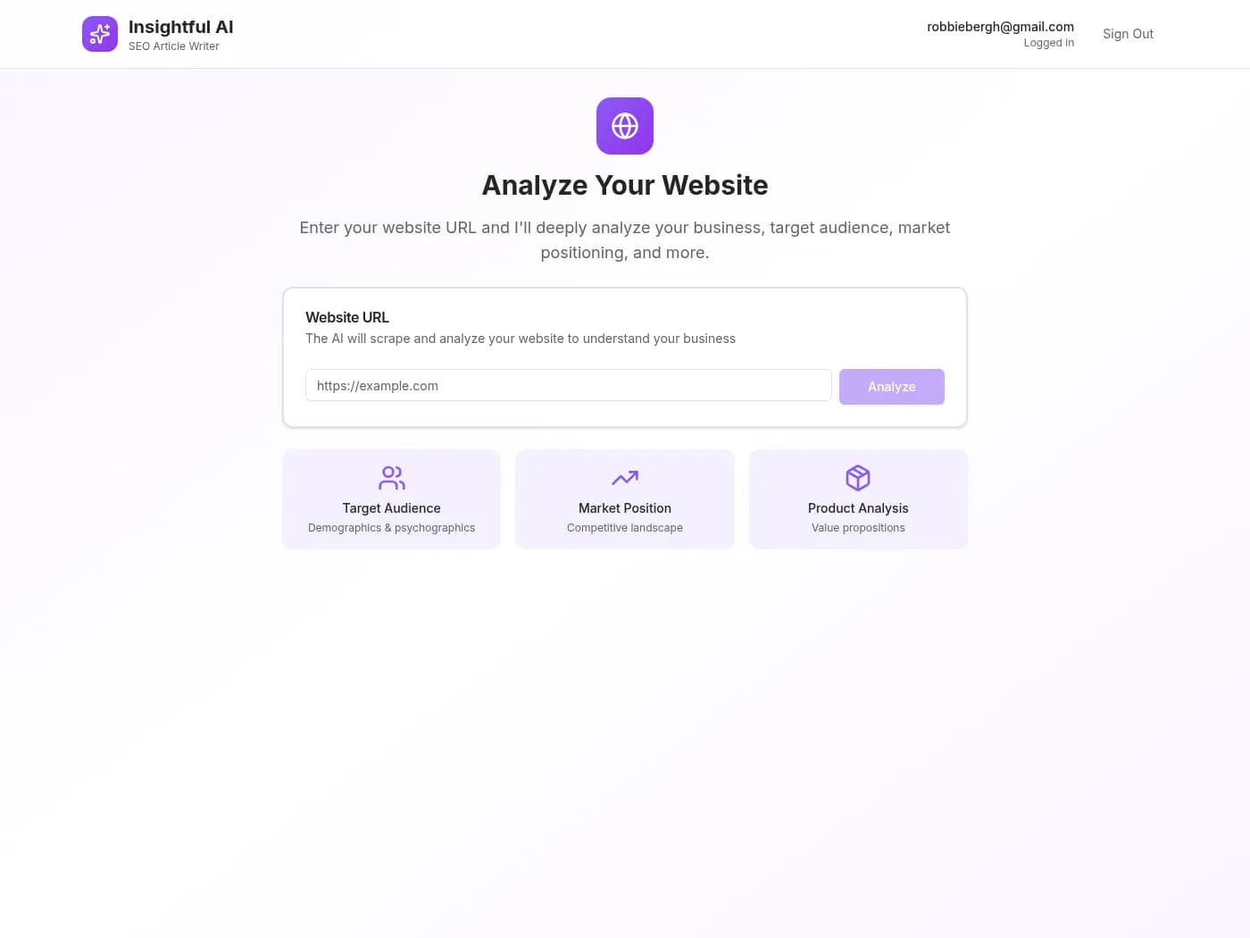 Insightful AI SEO Article Writer