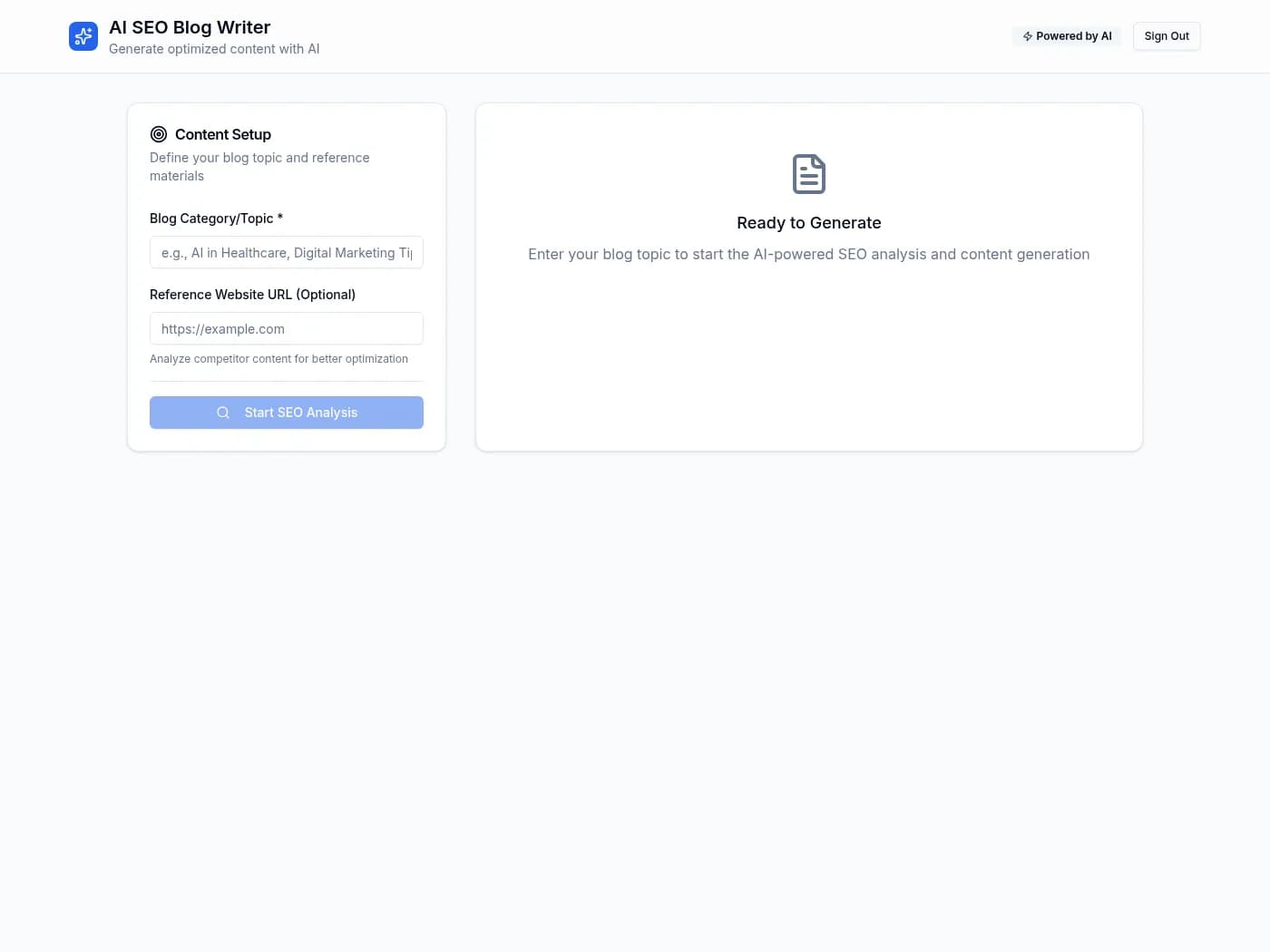 AI SEO Blog Writer & Optimizer