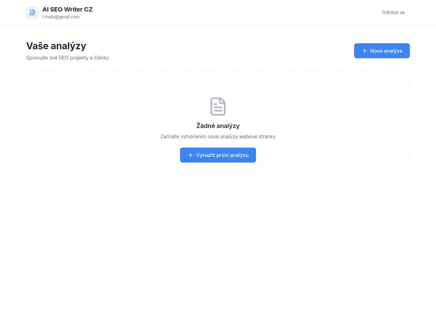 AI SEO Writer for Czech Content with Business Analysis and SERP Research