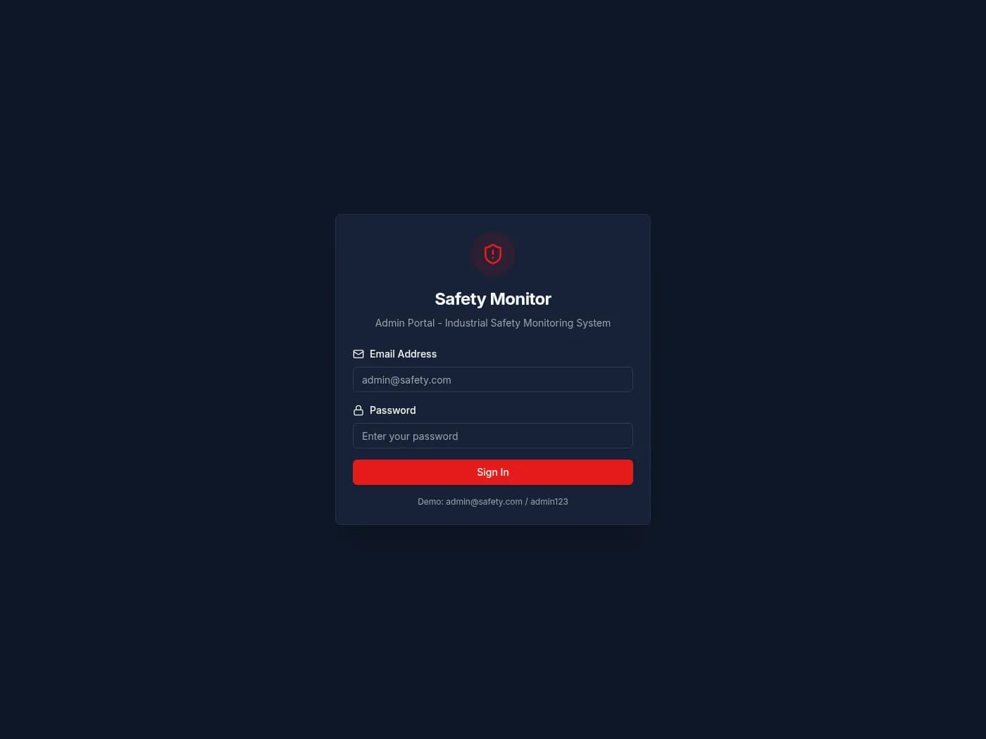 AI-Powered Shop Floor Safety Monitoring Dashboard