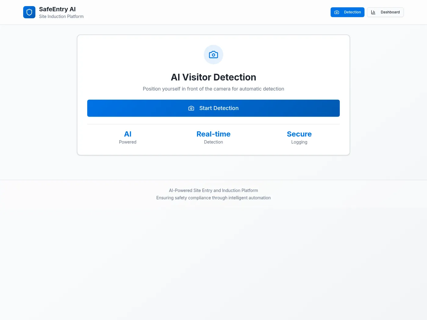 AI-Powered Site Entry and Induction Platform