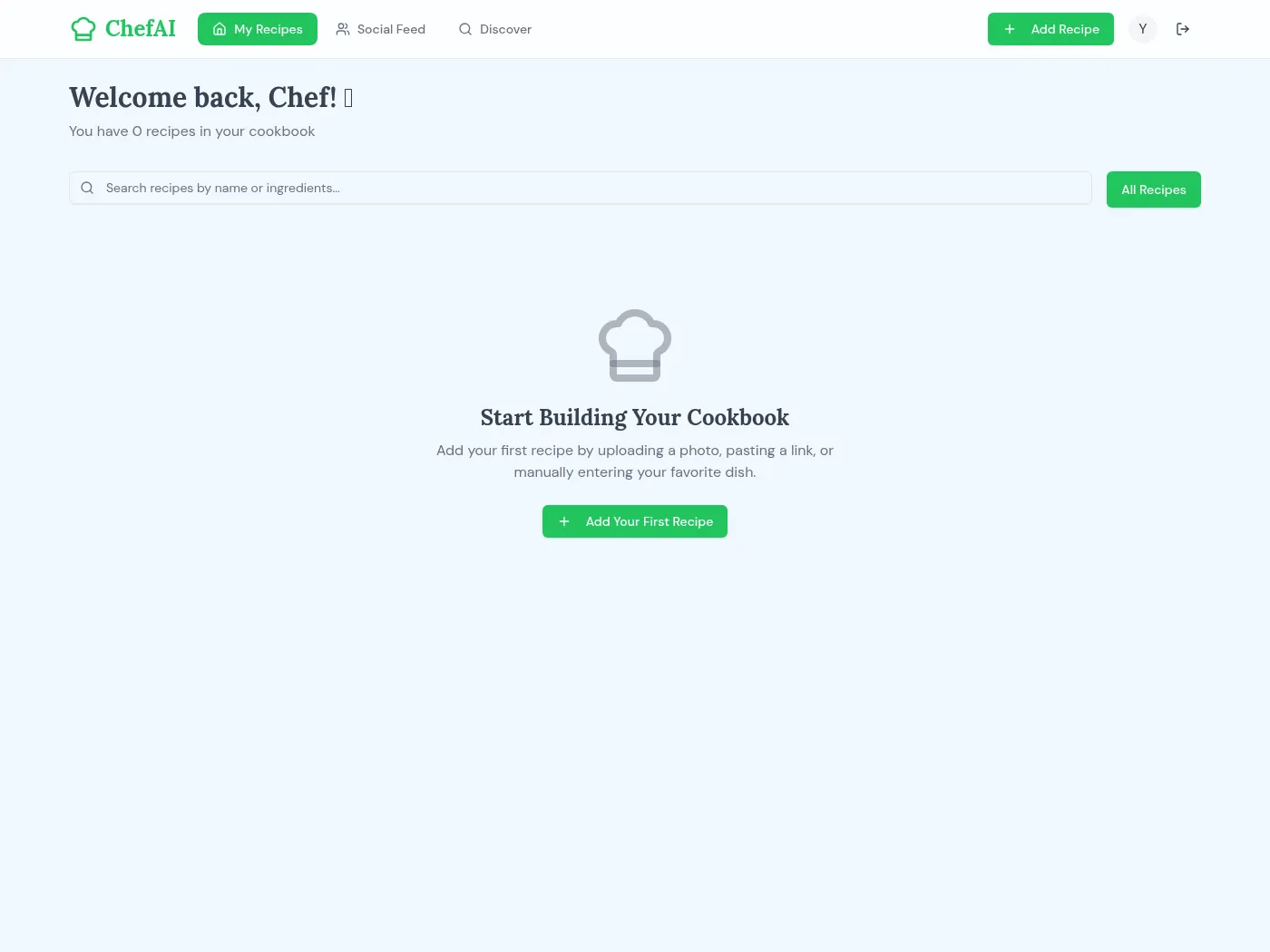 AI-Powered Social Digital Cookbook
