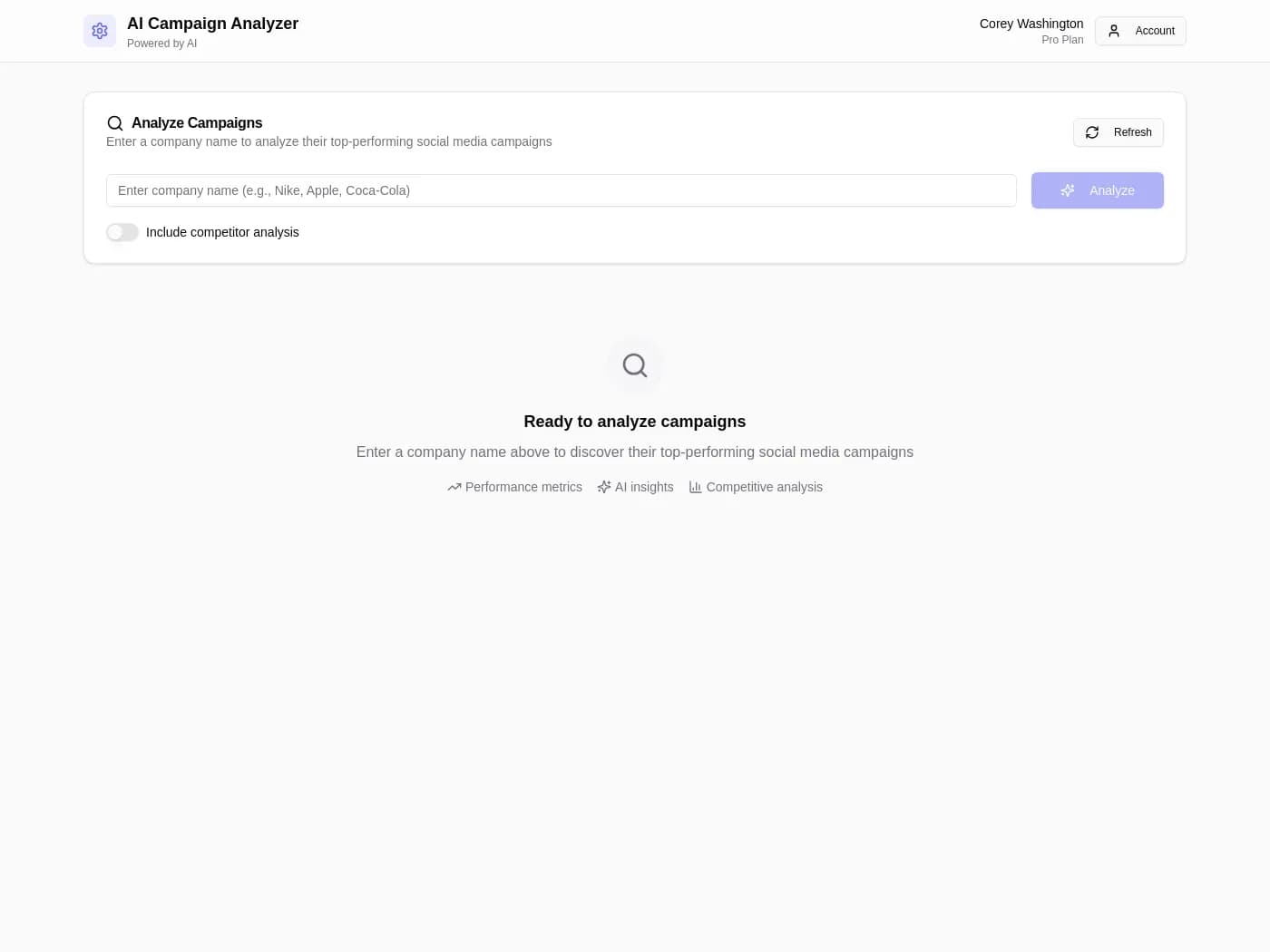 AI-Powered Social Media Campaign Analyzer