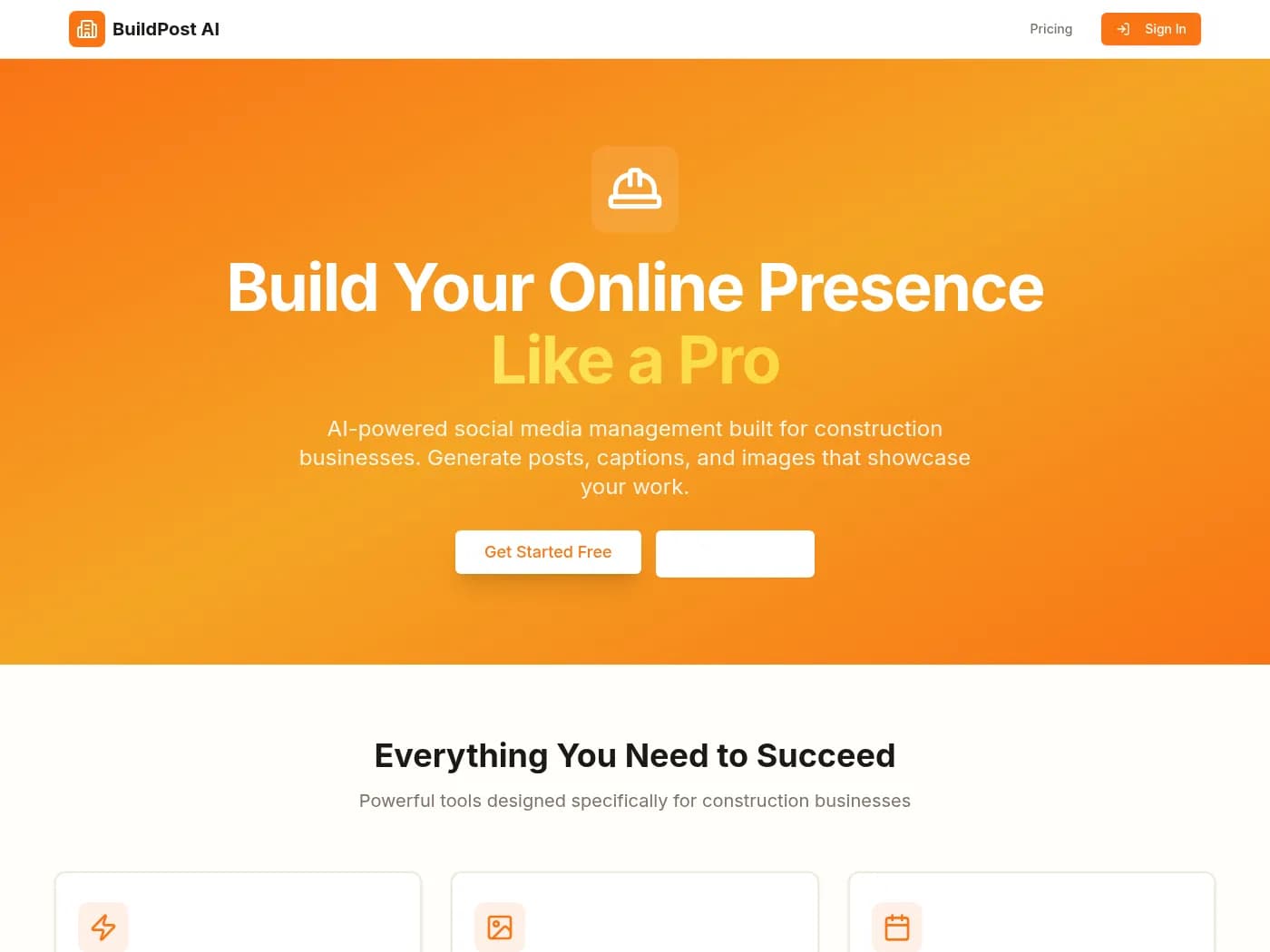 AI-Powered Social Media Manager for Construction Businesses