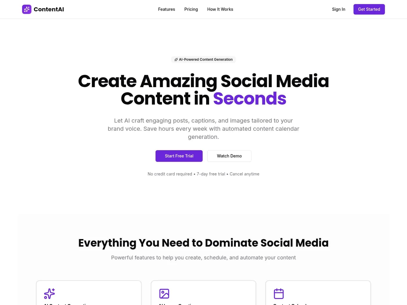 AI Social Media Manager SaaS Platform