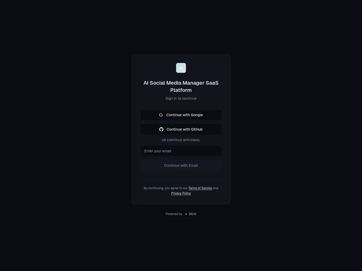 AI Social Media Manager SaaS Platform