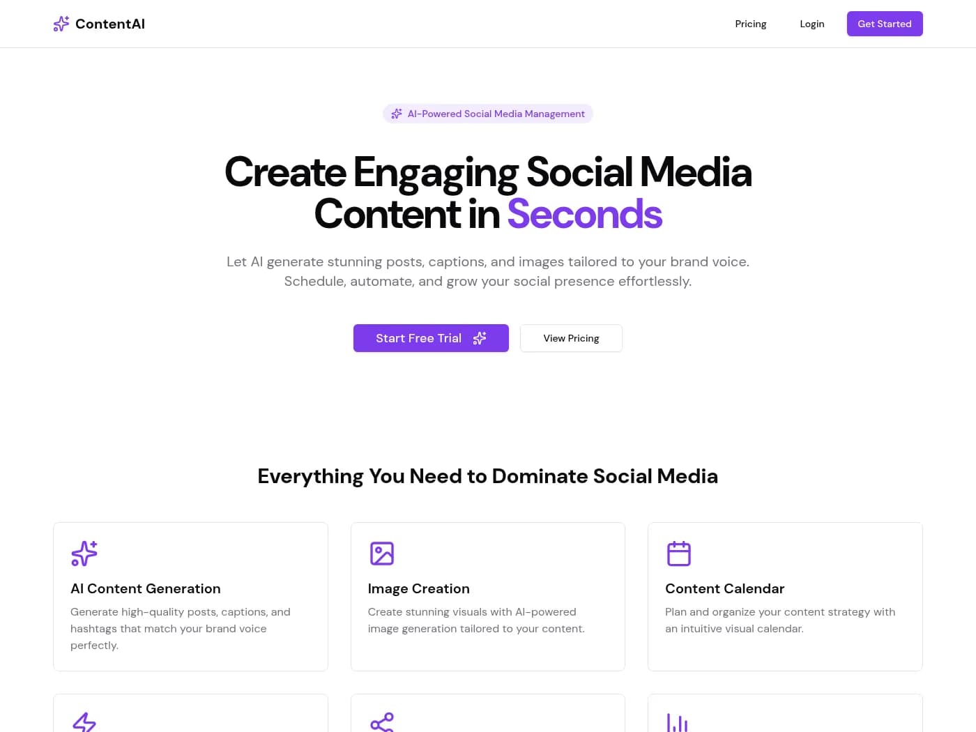 AI Social Media Manager SaaS for Automated Content Creation