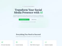 AI Social Media Manager SaaS for Automated Brand Content Creation