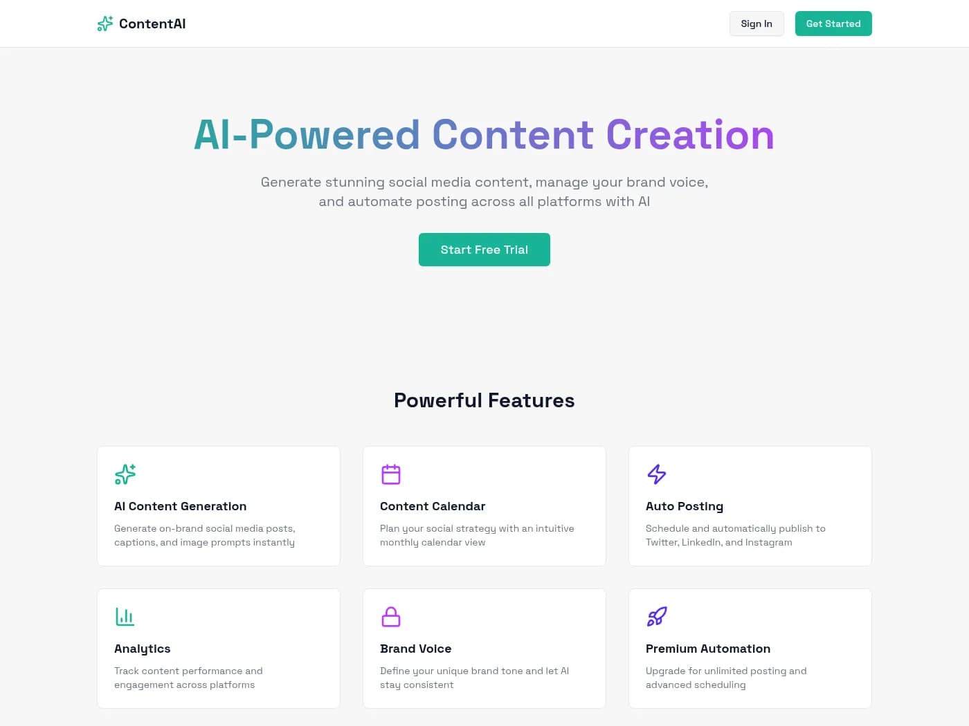 AI Social Media Manager SaaS for Automated Content Creation