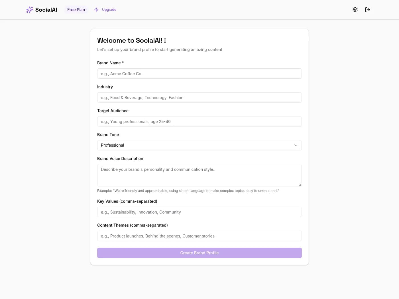 AI Social Media Manager SaaS Platform
