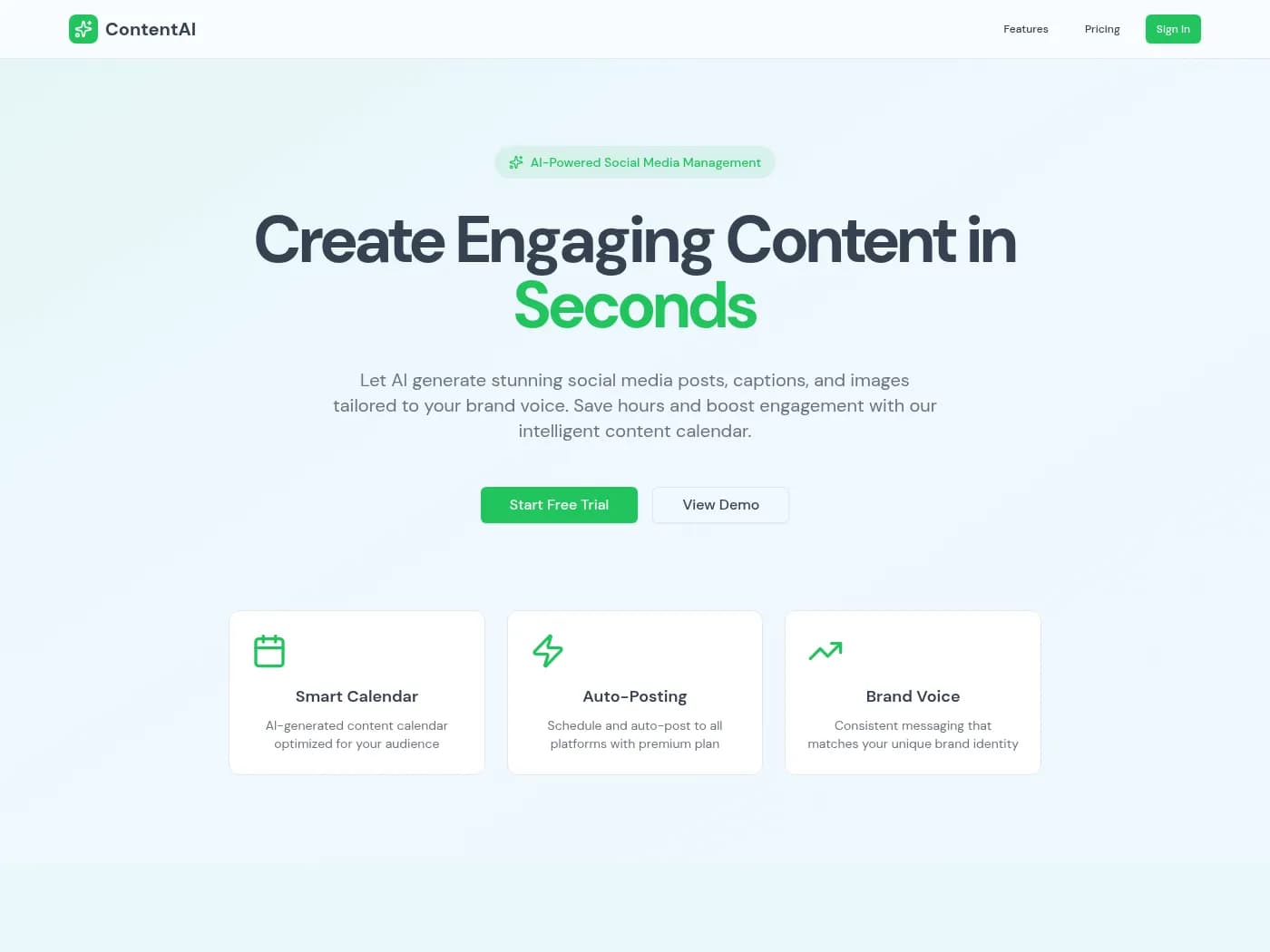 AI Social Media Manager SaaS for Automated Content Creation