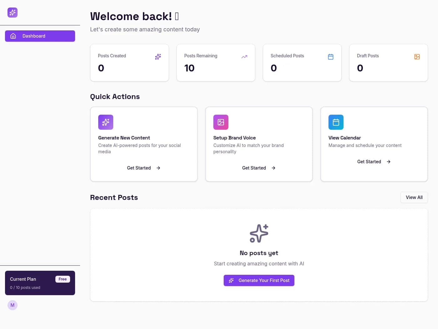 AI Social Media Manager SaaS for Automated Post Creation and Scheduling