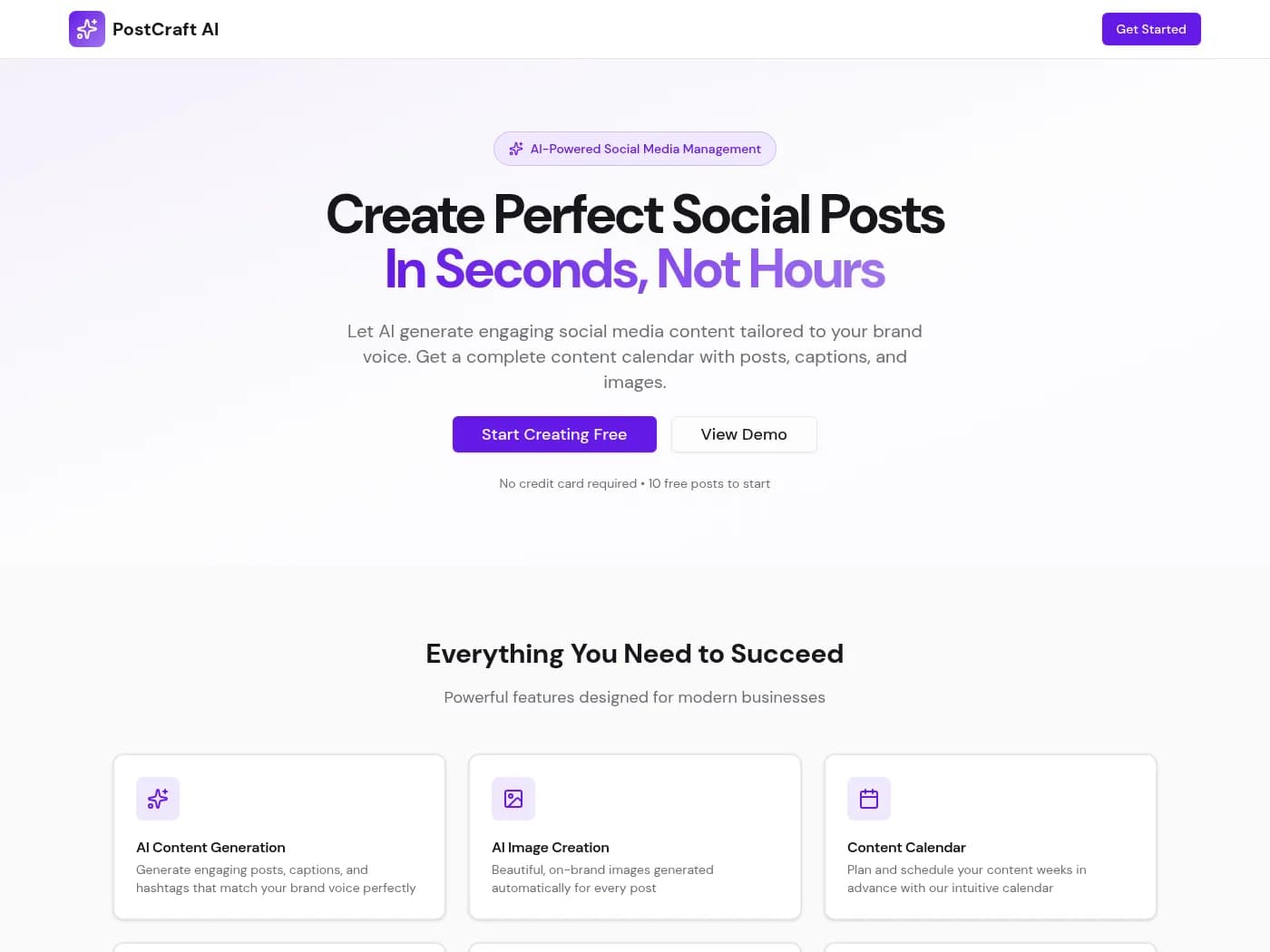 AI Social Media Manager SaaS for Businesses