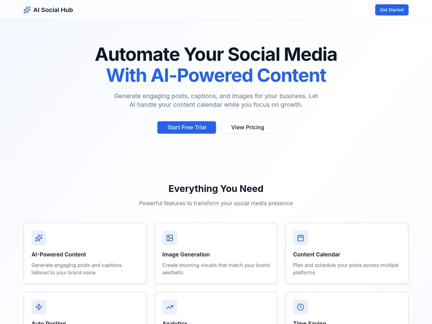AI Social Media Manager SaaS for Automated Content Creation