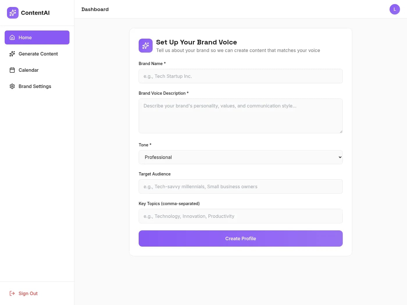 AI Social Media Manager SaaS