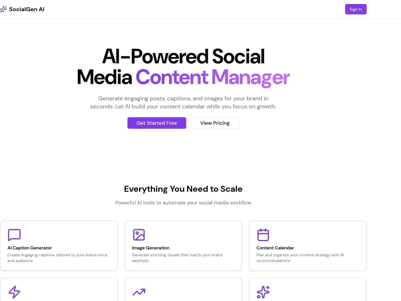 AI Social Media Manager SaaS for Automated Content Generation