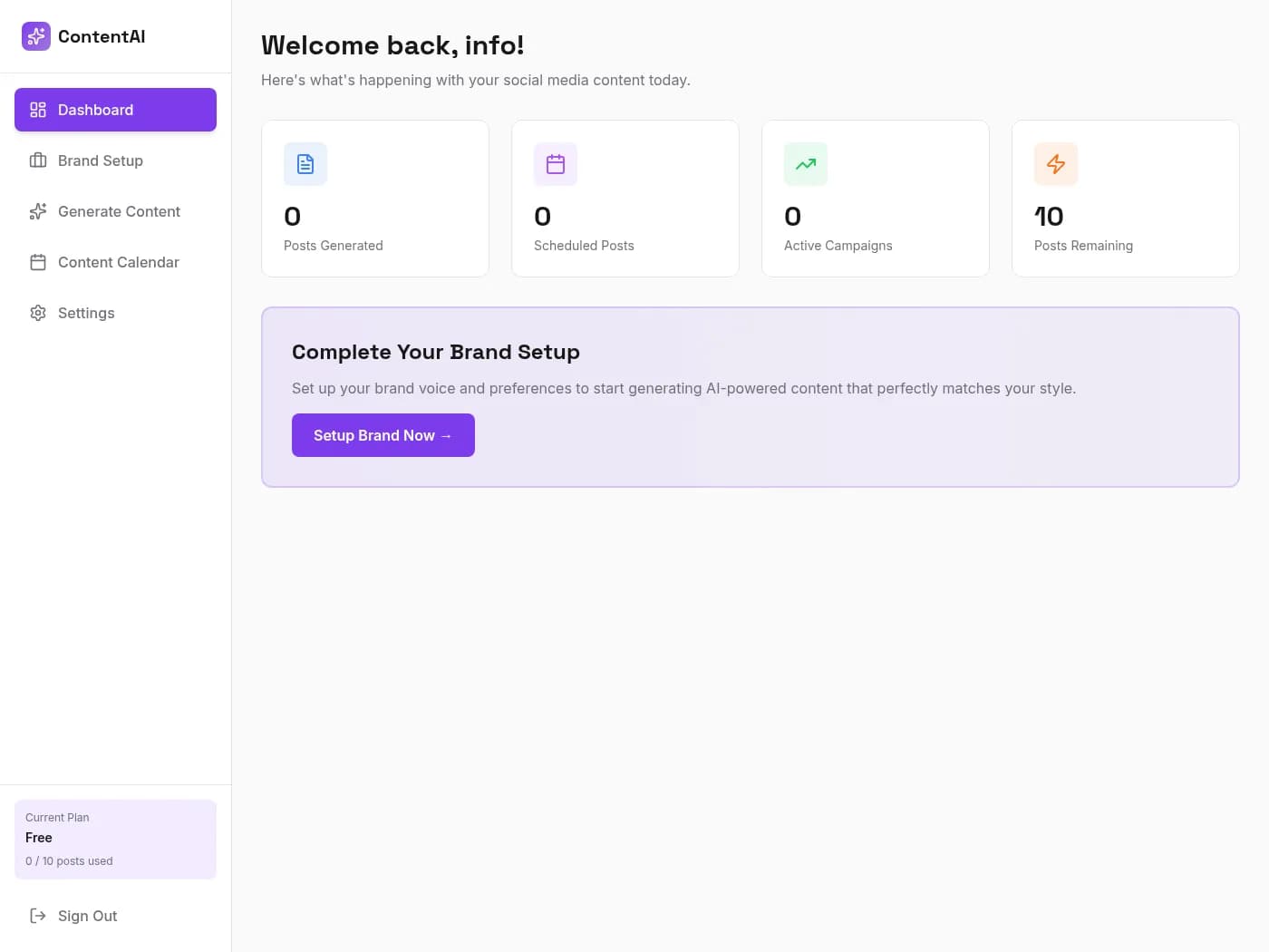 AI Social Media Manager SaaS for Automated Content Creation