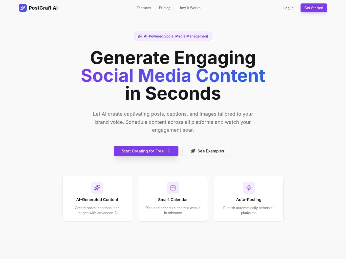 AI Social Media Manager SaaS