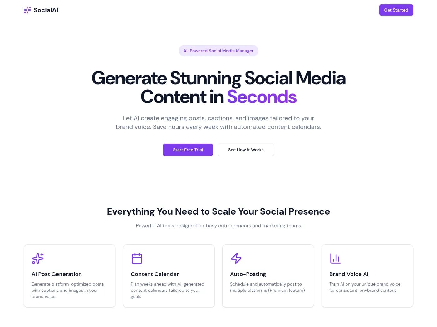 AI-Driven Social Media Manager SaaS for Businesses