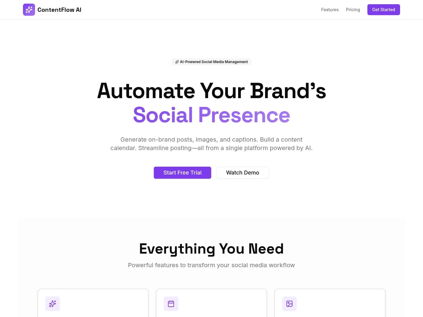 AI Social Media Manager SaaS