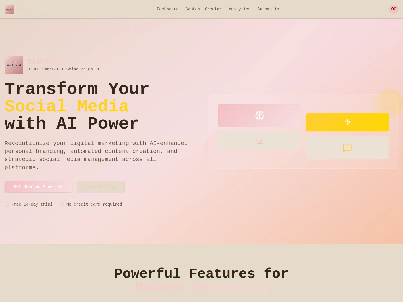 AI-Driven Social Media Marketing Agency Platform