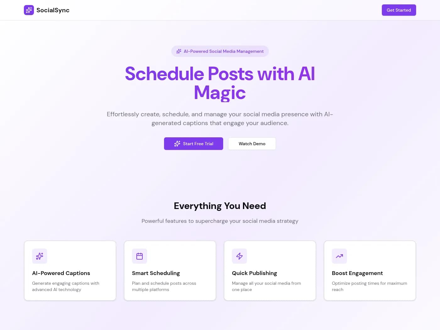AI-Powered Social Media Scheduler