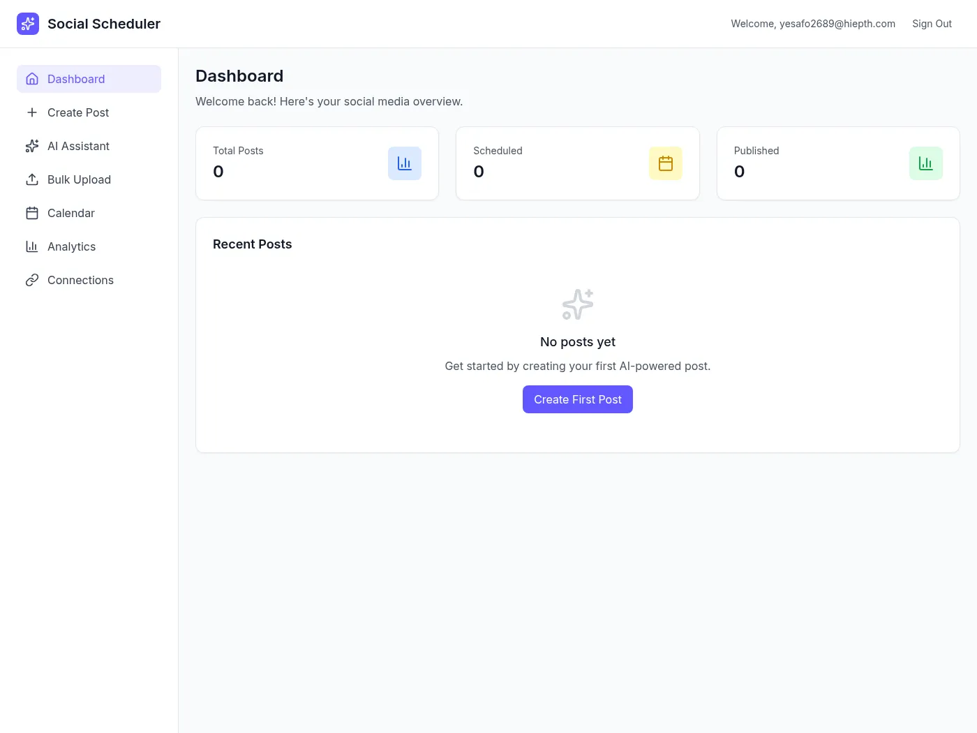 AI Social Post & Reel Scheduler
