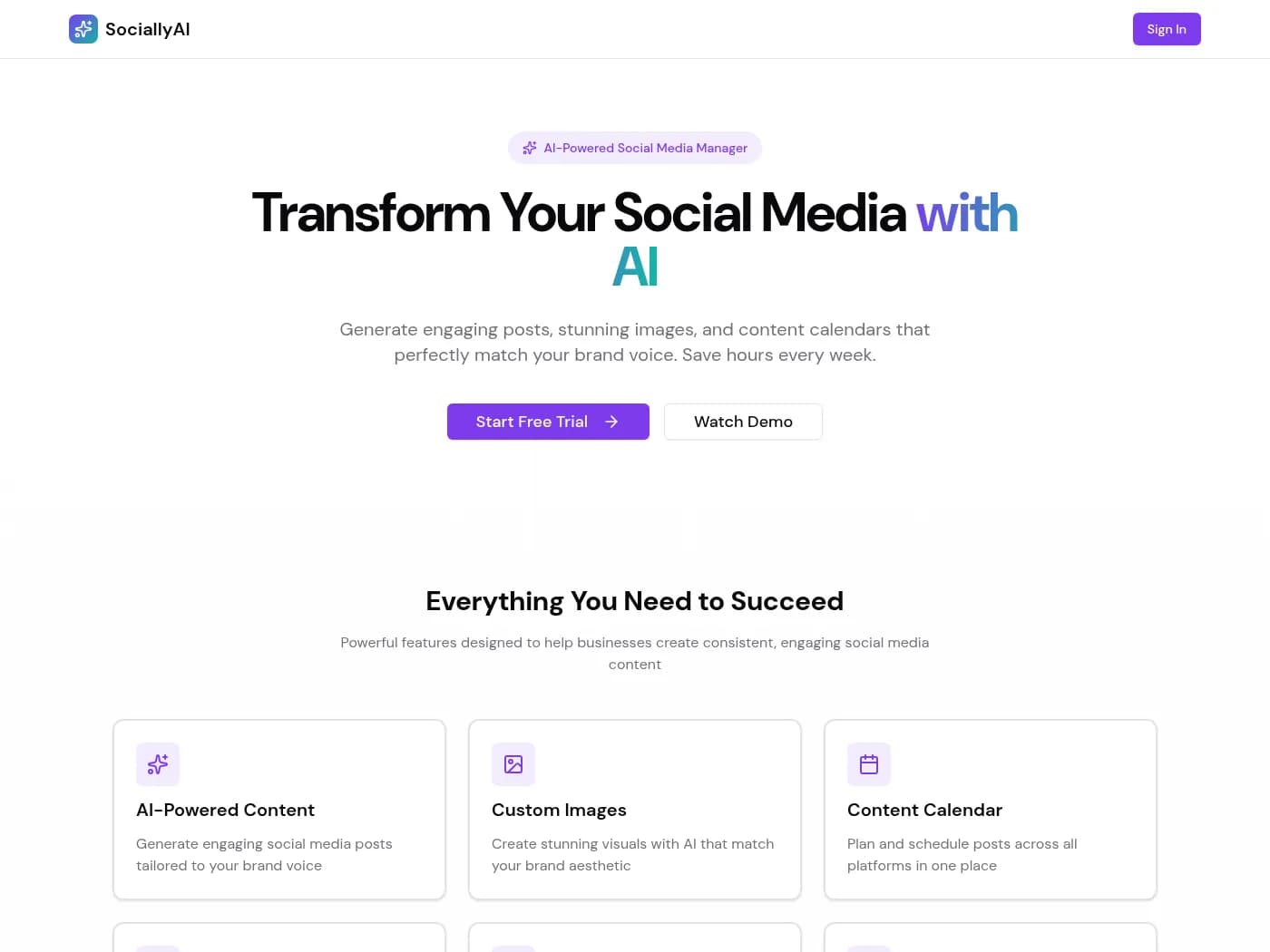SociallyAI Manager
