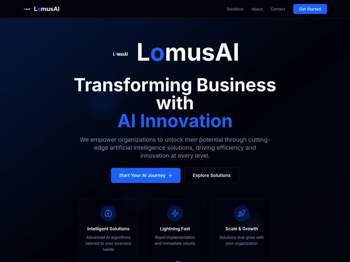 Morningside-Inspired AI Solutions Company Website