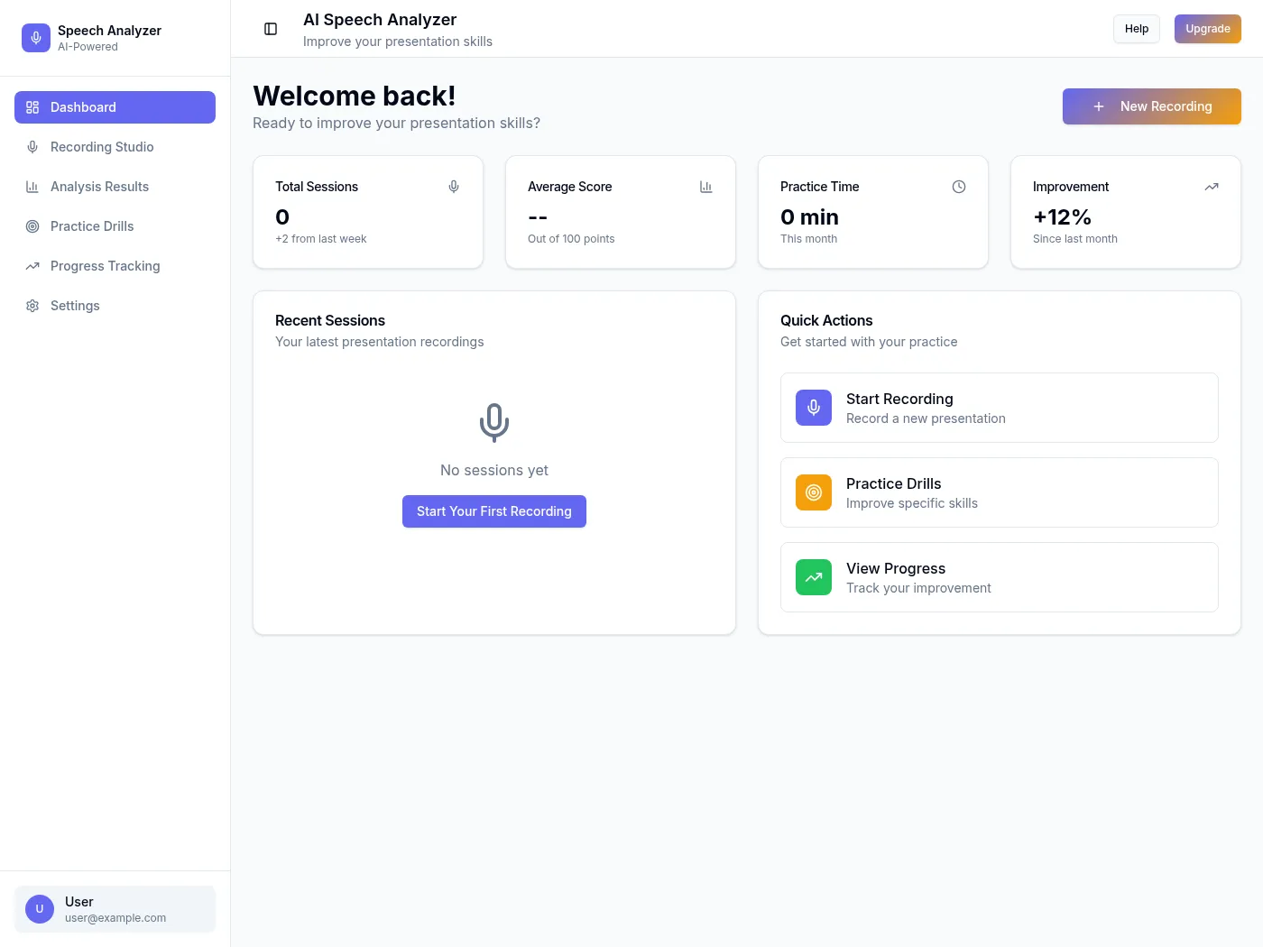AI-Powered Speech & Presentation Analyzer