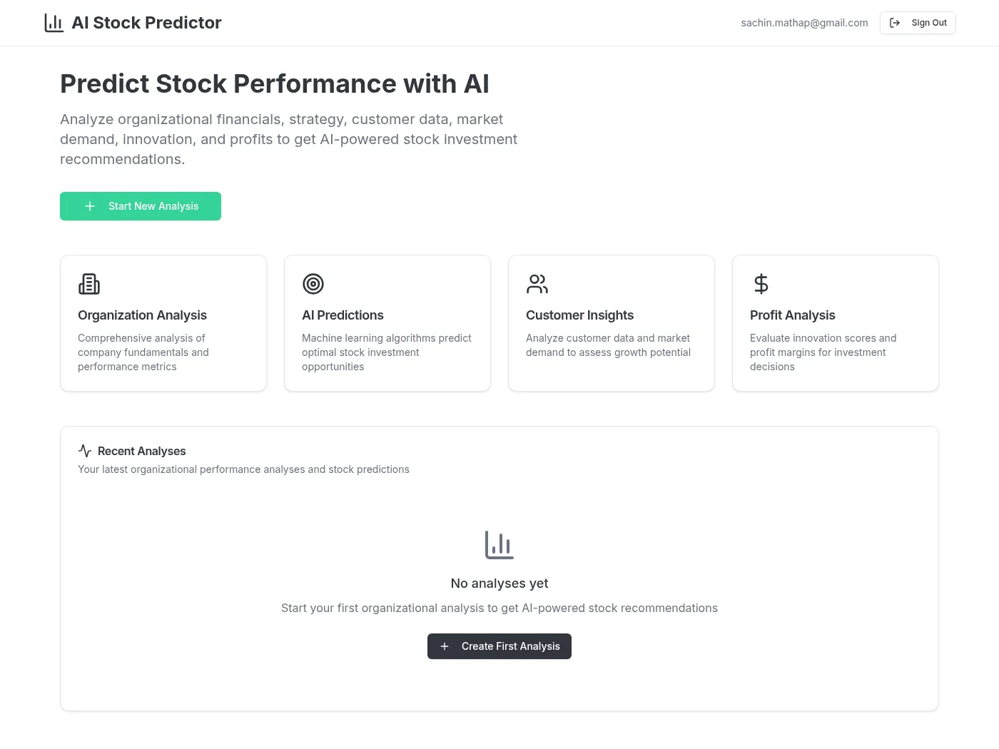 AI Stock Predictor for Organizational Performance