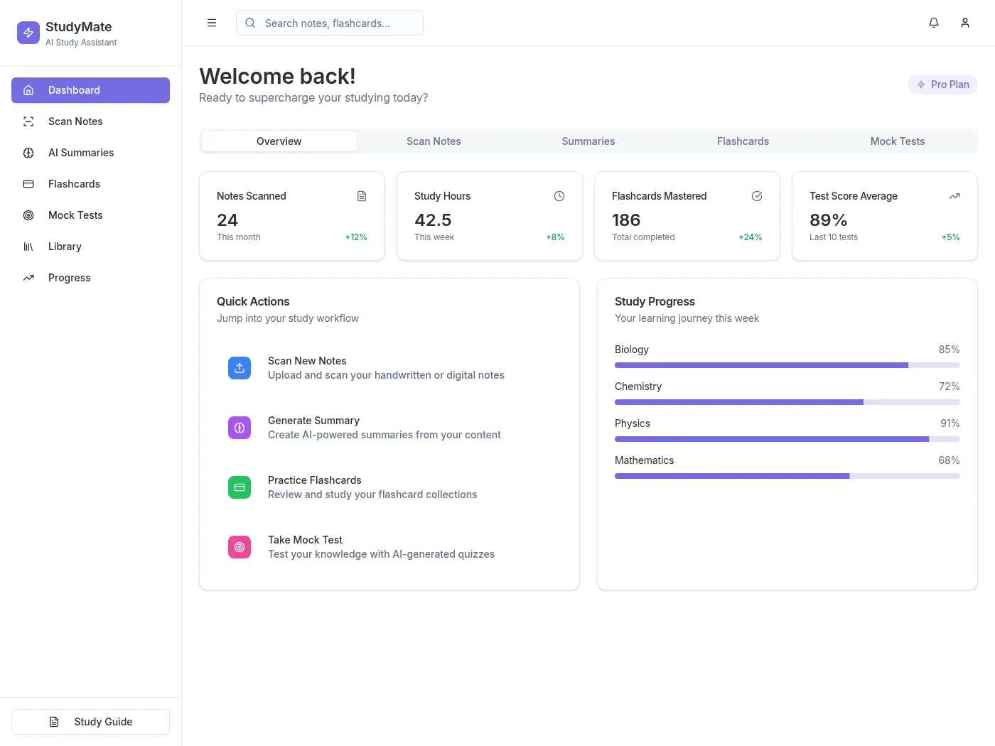 AI Study Assistant: Scan, Summarize, and Learn