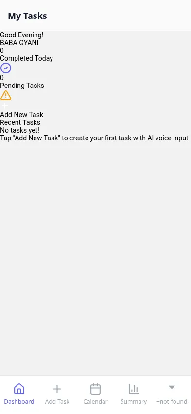 AI-Powered Daily Task Manager with Smart Reminders