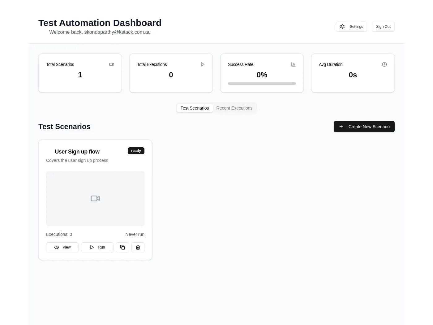 AI-Powered Test Automation SaaS Platform