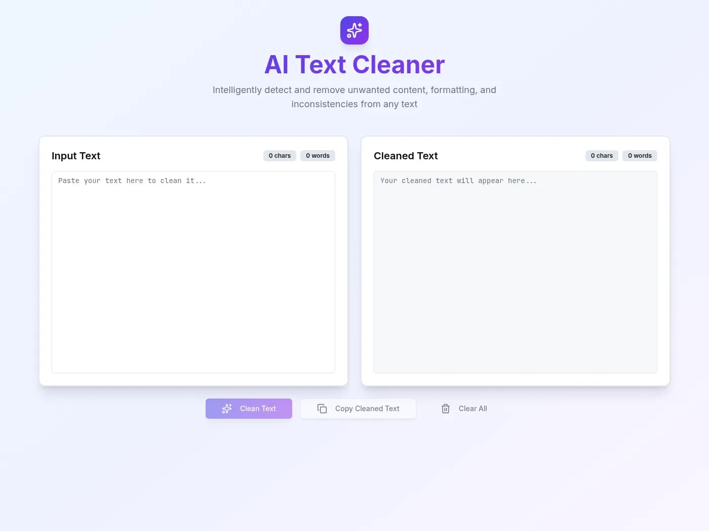 AI Text Cleaner