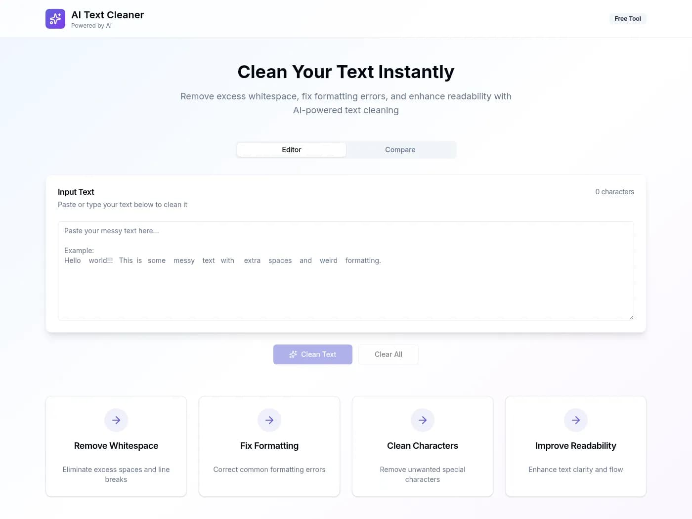 AI Text Cleaner