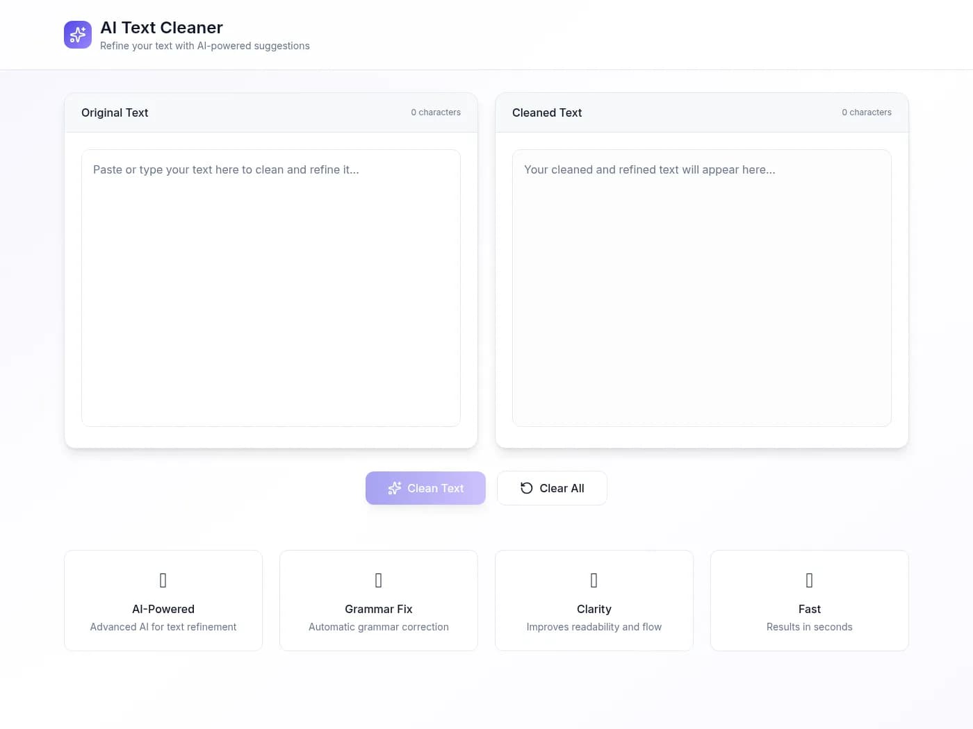 AI Text Cleaner